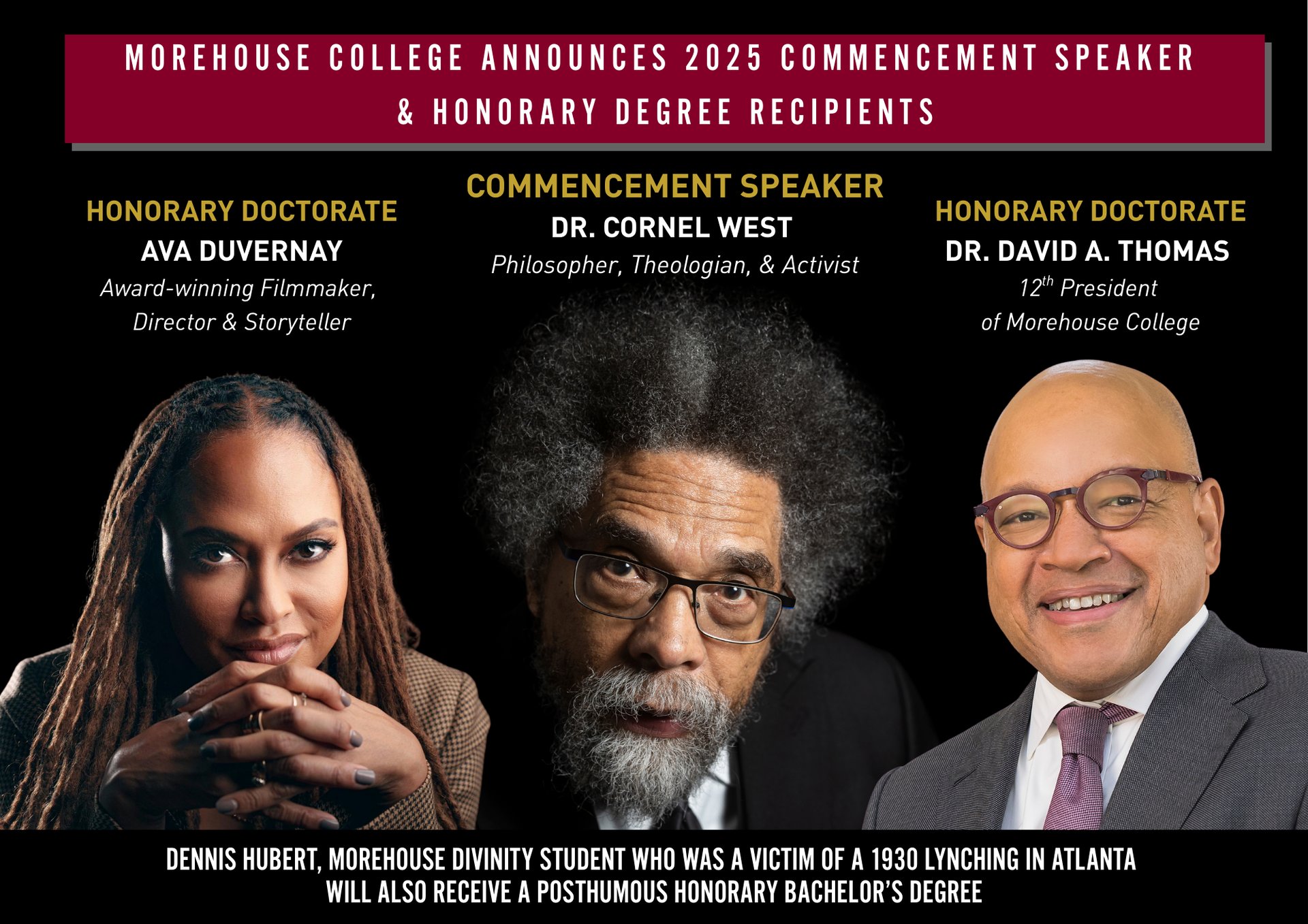 Commencement - Speakers & Honorees | Morehouse College